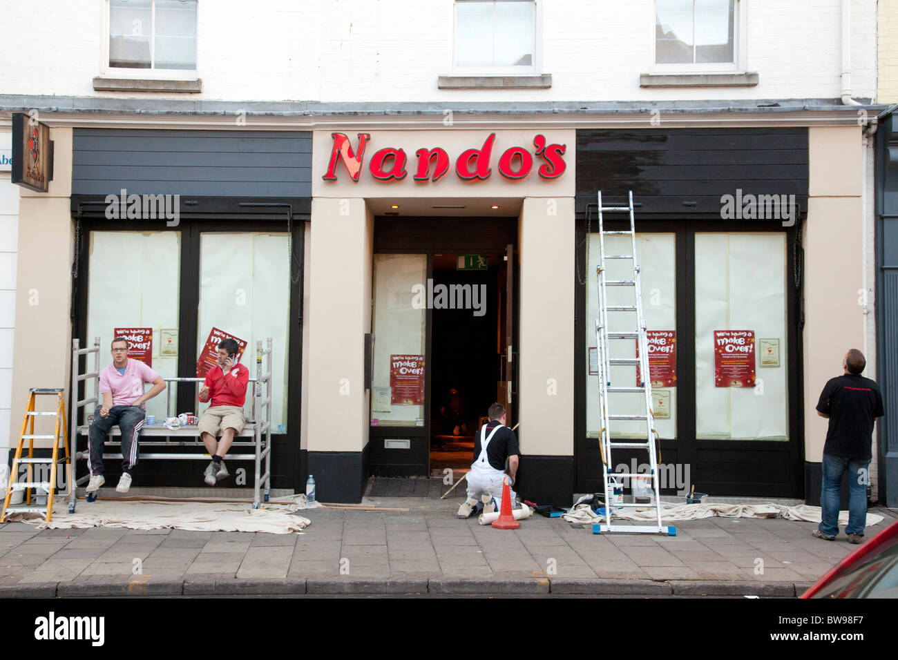 Nando's shop in UK Stock Photo - Alamy