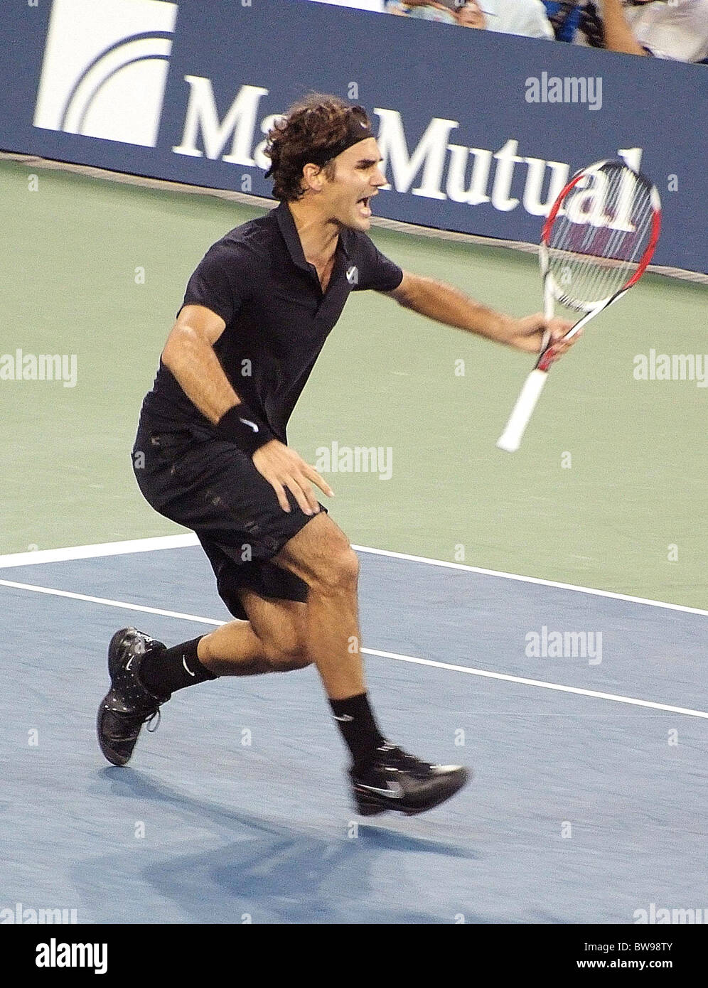 2007 us open federer hi-res stock photography and images - Alamy