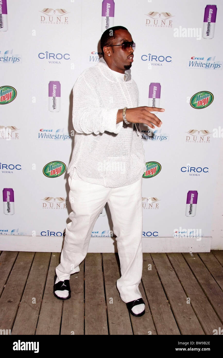 Sean diddy combs white party hi-res stock photography and images - Alamy