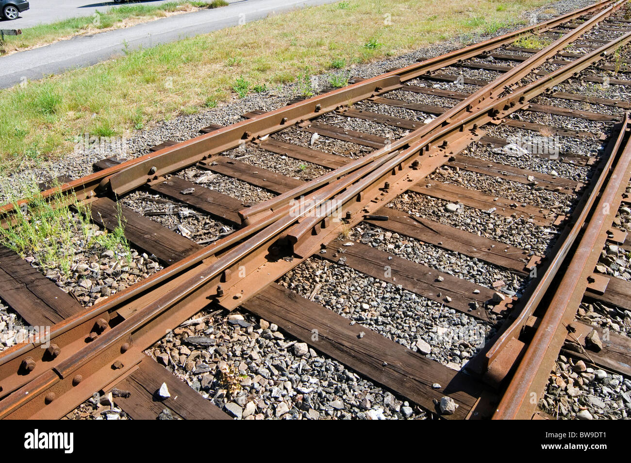 Railway tracks parallel hi-res stock photography and images - Alamy