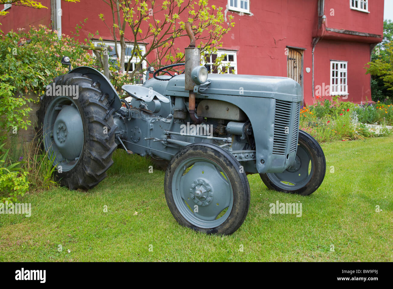 Ferguson TEA tractor - Little Grey Fergie Stock Photo - Alamy