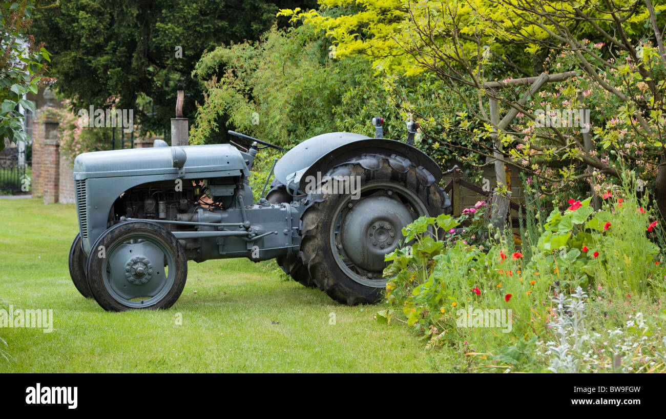 Ferguson TEA tractor - Little Grey Fergie Stock Photo - Alamy