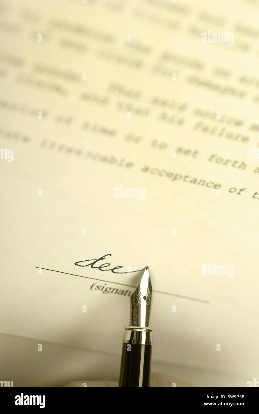 Deed of trust document hi-res stock photography and images - Alamy