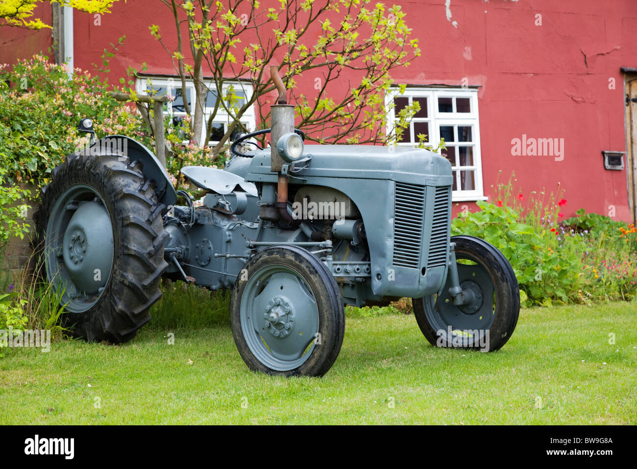 Ferguson TEA tractor - Little Grey Fergie Stock Photo - Alamy