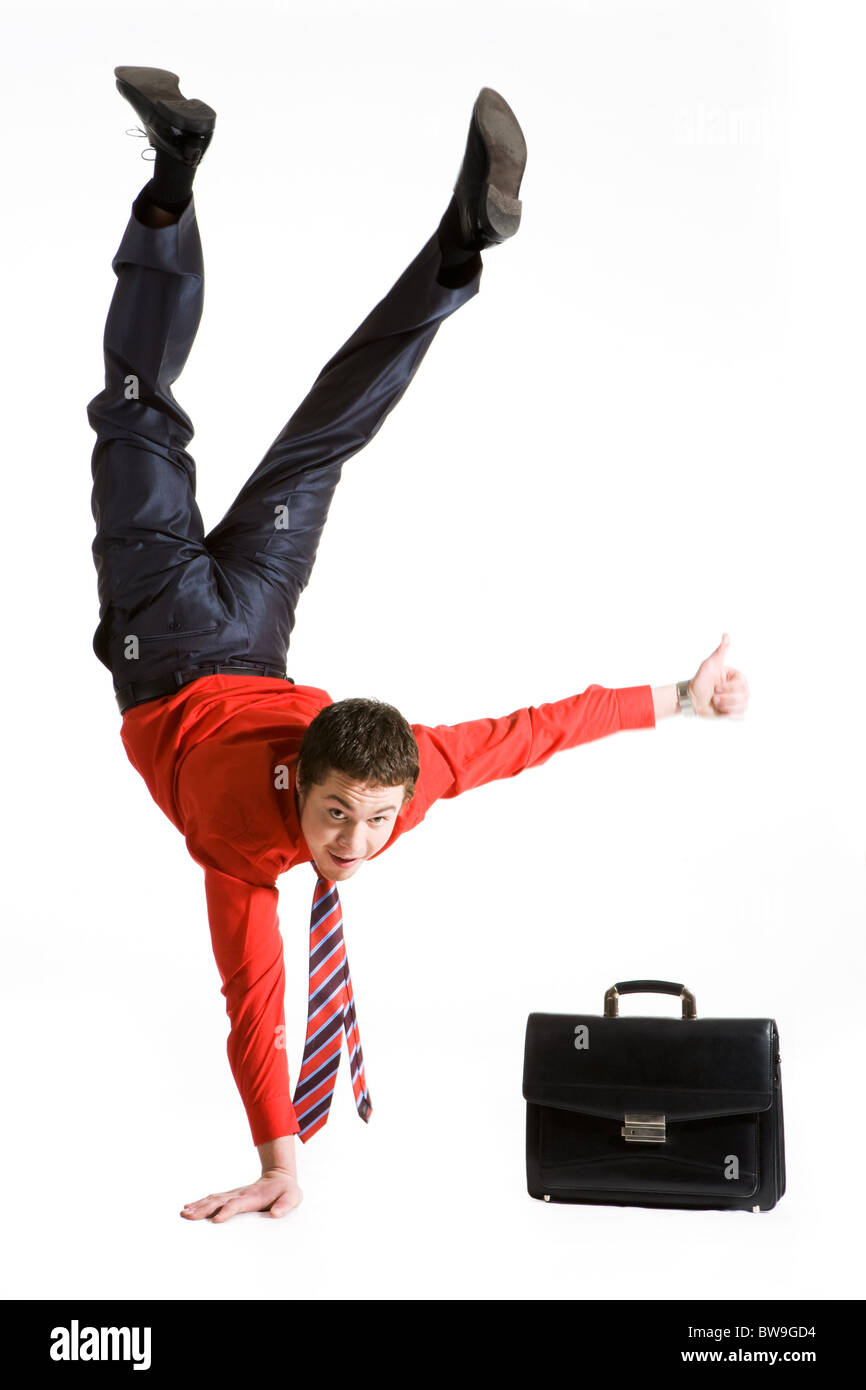 Showing thumb down young Cut Out Stock Images & Pictures - Alamy