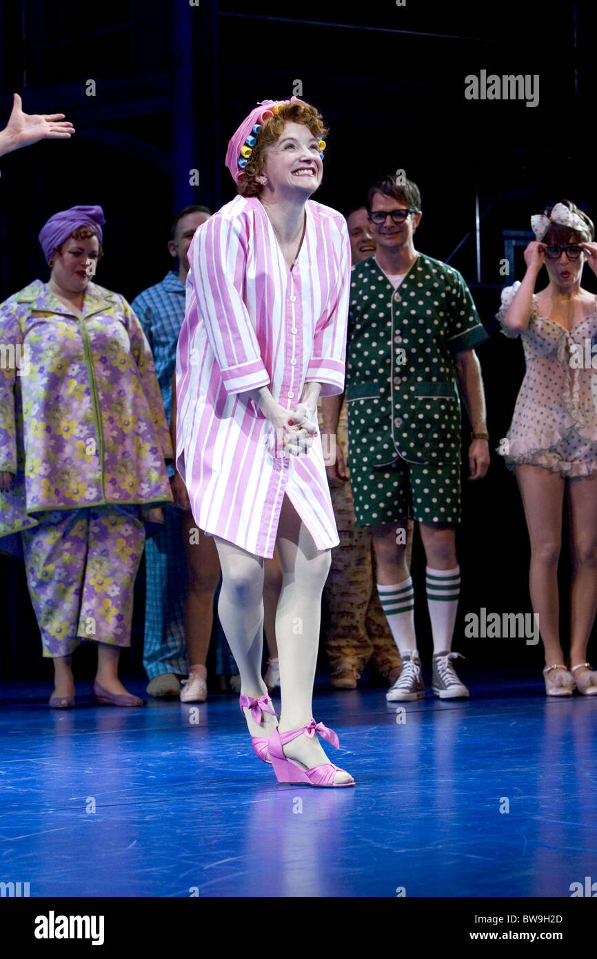 THE PAJAMA GAME Opening Night Curtain Call Stock Photo - Alamy