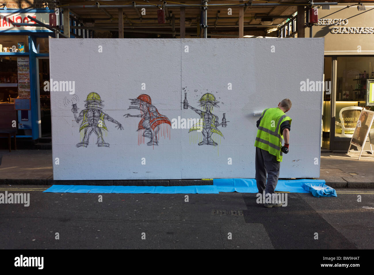 Cartoon characters at work hi-res stock photography and images - Alamy