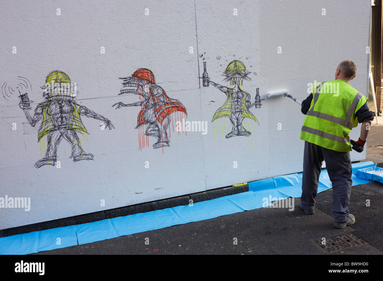 Cartoon characters at work hi-res stock photography and images - Alamy