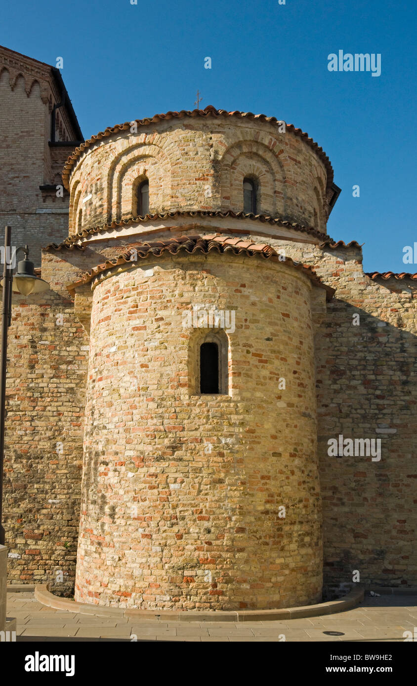 Romanesque Baptistery from 11th Century near Cathedral in Concordia ...