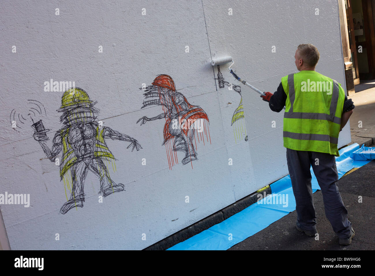 Cartoon characters at work hi-res stock photography and images - Alamy