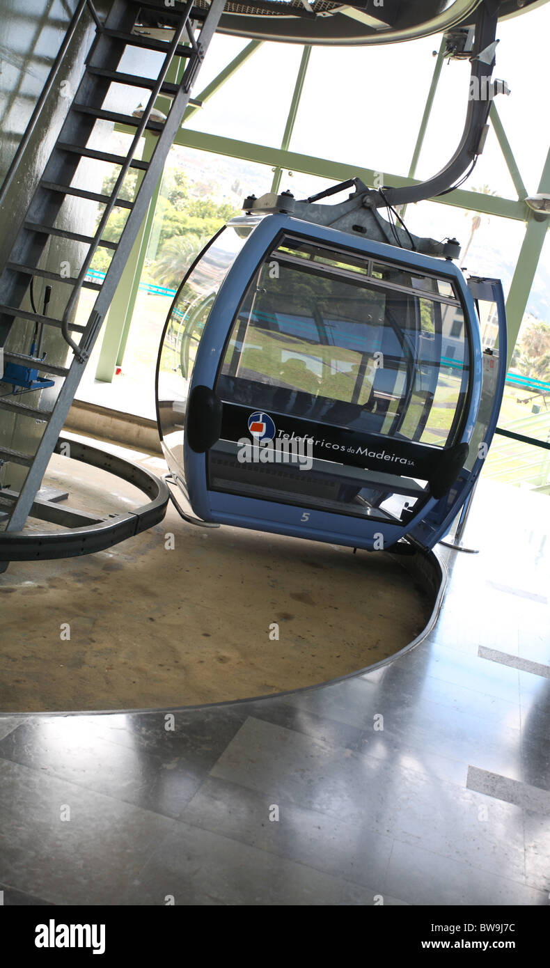 Cable car ride Funchal Madeira Canary Islands Stock Photo - Alamy