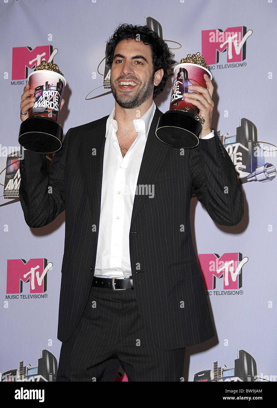 MTV 2007 MOVIE AWARDS - PRESS ROOM Stock Photo - Alamy
