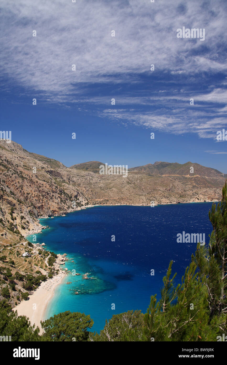 Apella beach in Karpathos island, Greece Stock Photo - Alamy