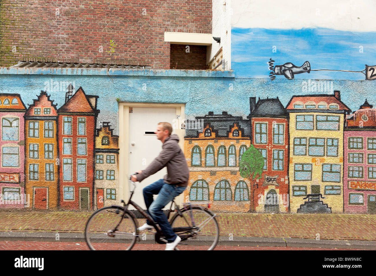 street art in Leeuwarden, Netherlands Stock Photo - Alamy