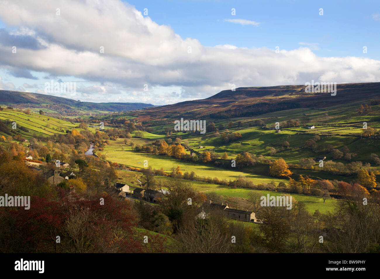 Low Row Swaledale North Yorkshire England Stock Photo - Alamy