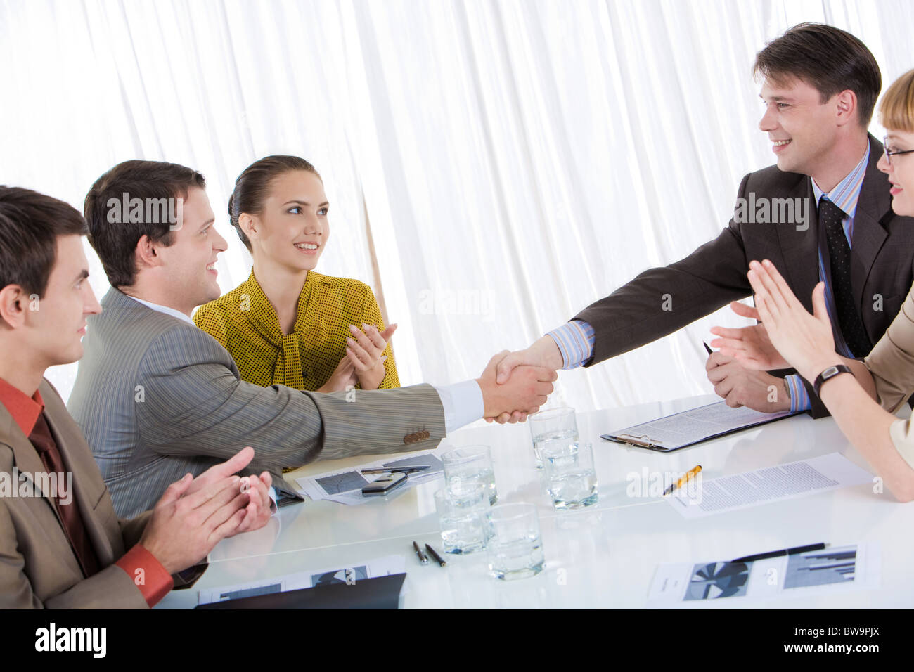 Photo of successful business partners Stock Photo - Alamy