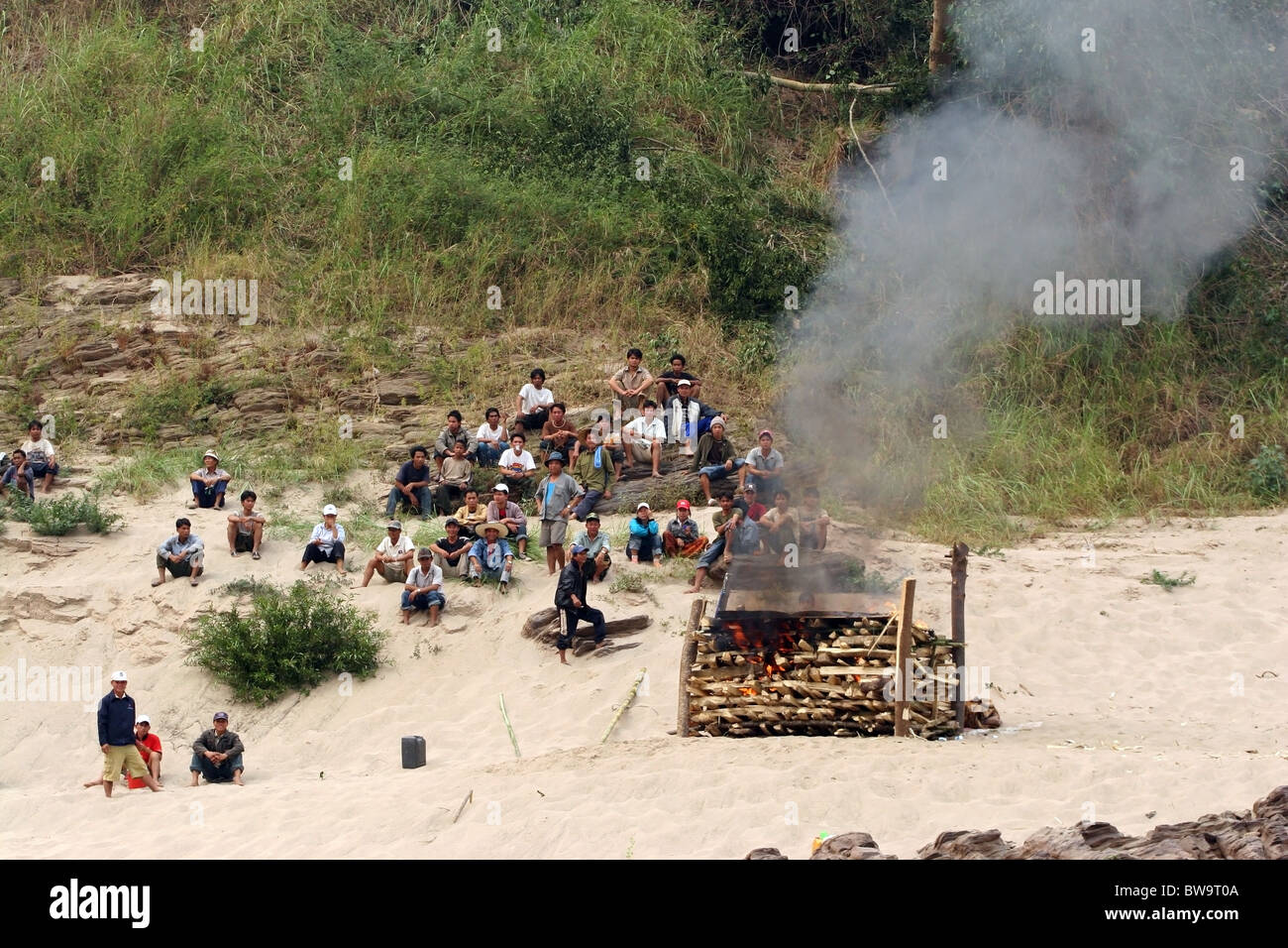 Wooden pyre hi-res stock photography and images - Alamy