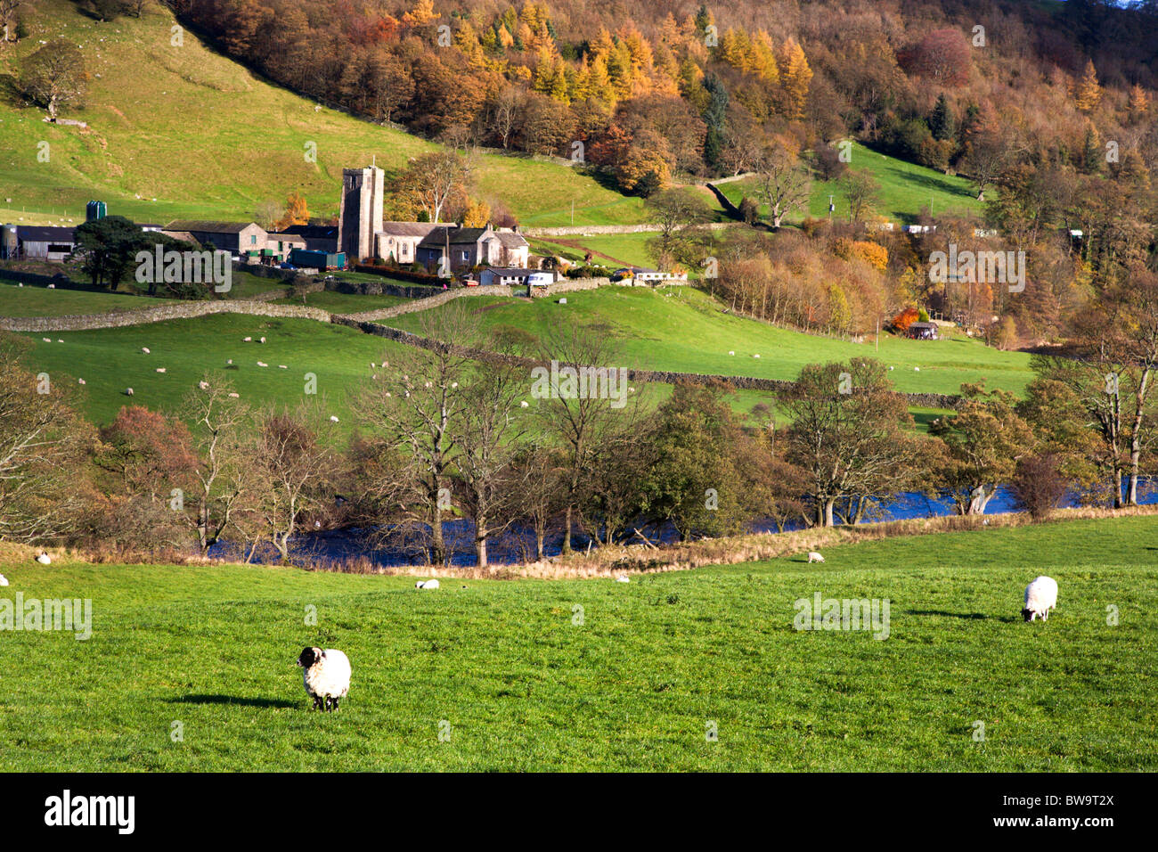 Marrick Priory Swaledale North Yorkshire England Stock Photo - Alamy