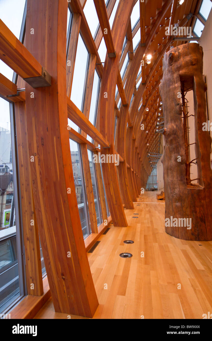 curve wooden window inside the art gallery of ontario contemporary ...