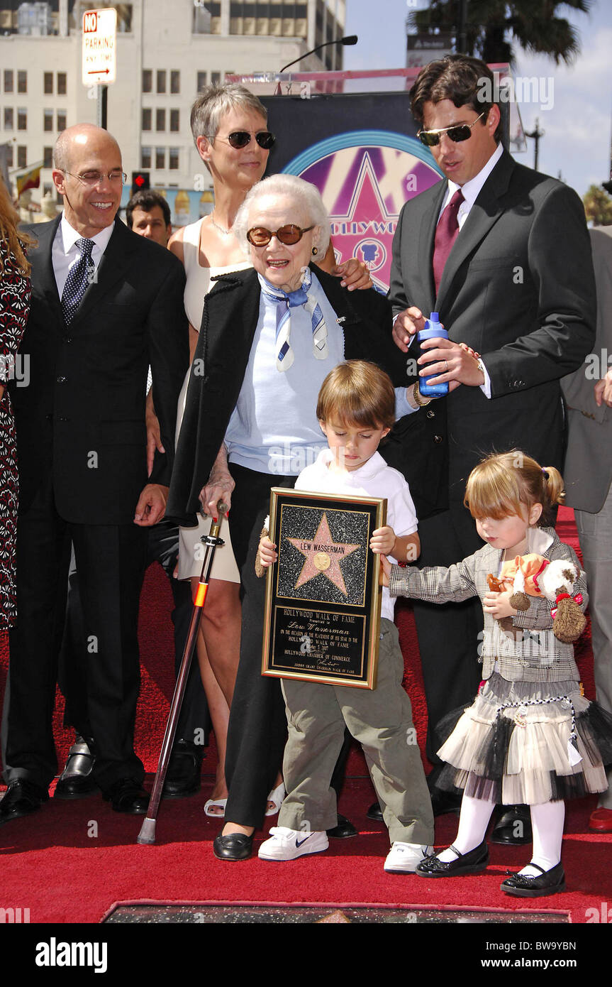 STAR ON THE HOLLYWOOD WALK OF FAME for Lew Wasserman Stock Photo - Alamy