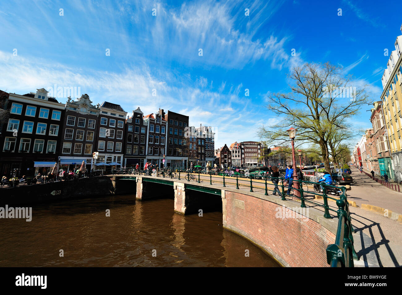 Prinsengracht Amsterdam in spring, The Netherlands Stock Photo - Alamy
