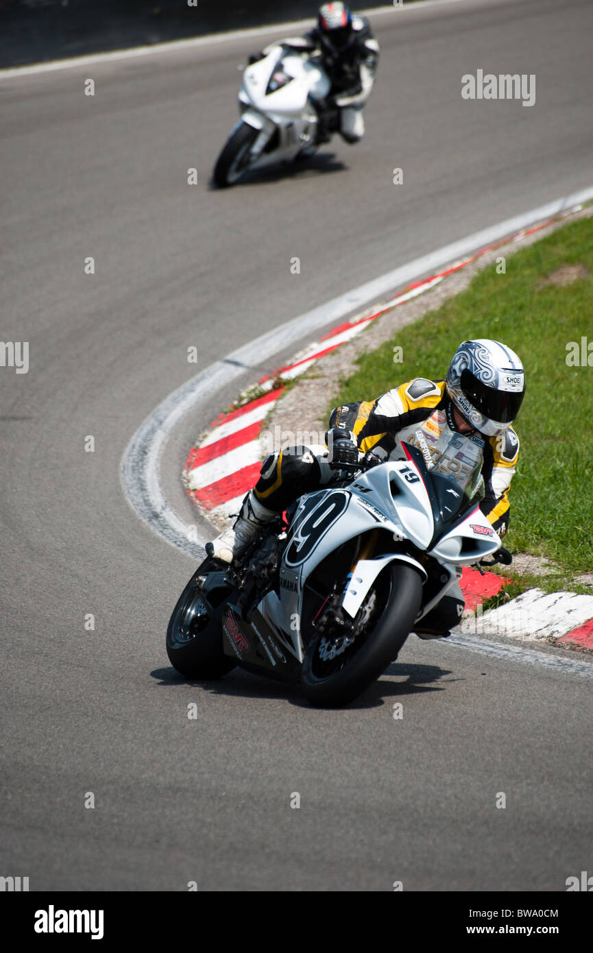 Motorcycle racing on circuit in Zandvoort the Netherlands Stock Photo ...