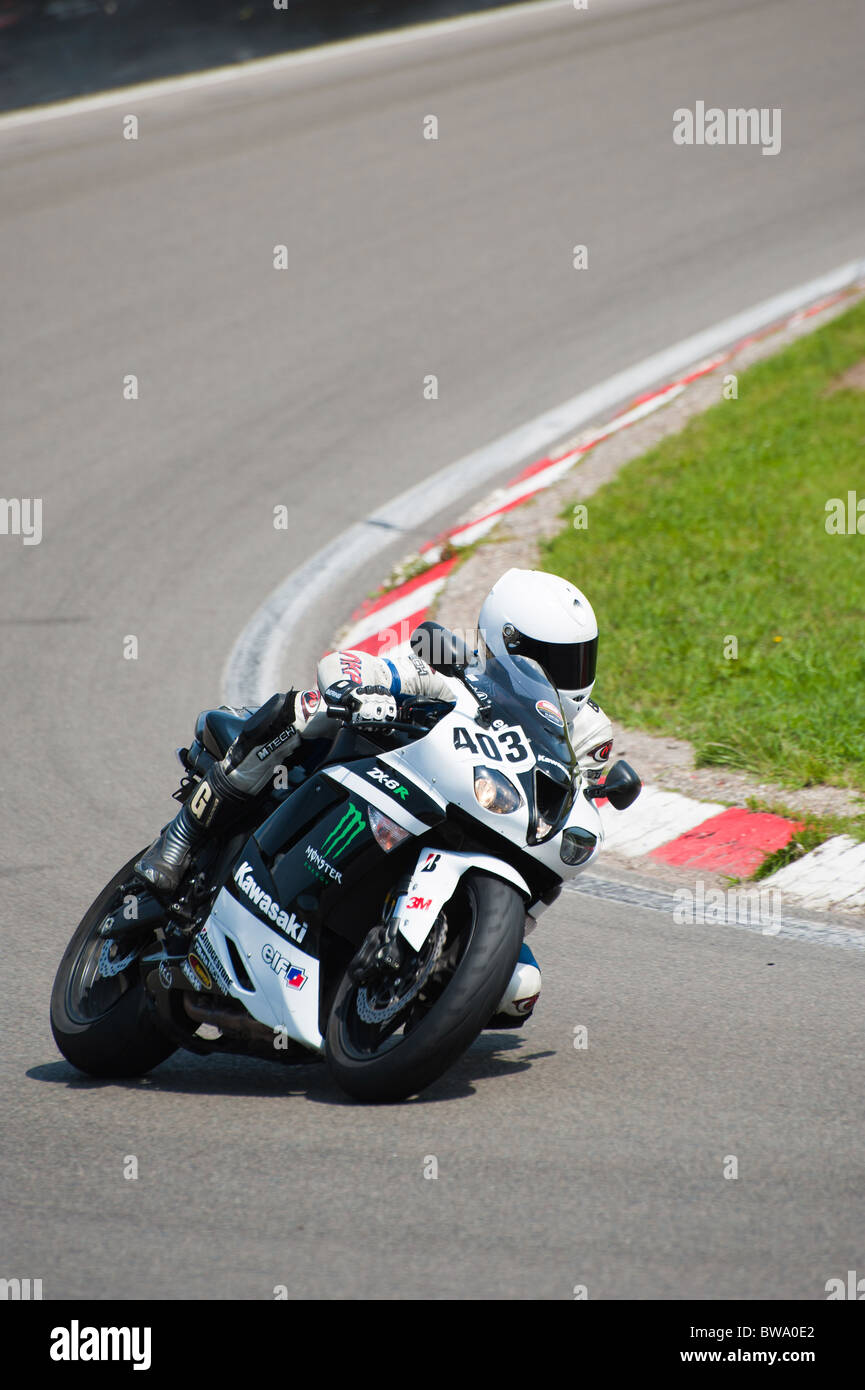 Motorcycle racing on circuit in Zandvoort the Netherlands Stock Photo ...