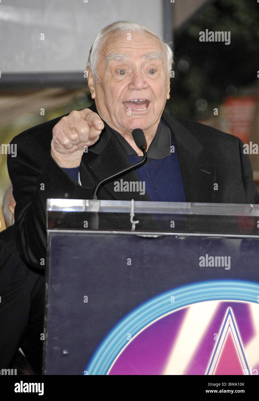 STAR ON THE HOLLYWOOD WALK OF FAME for TV producer David Gerber Stock ...