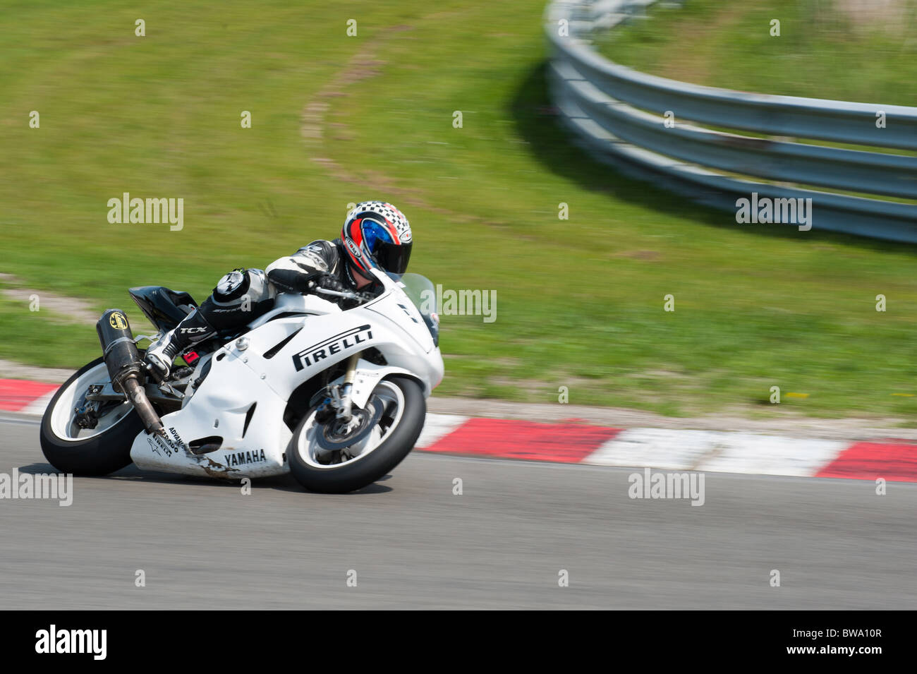 Motorcycle racing on circuit in Zandvoort the Netherlands Stock Photo ...