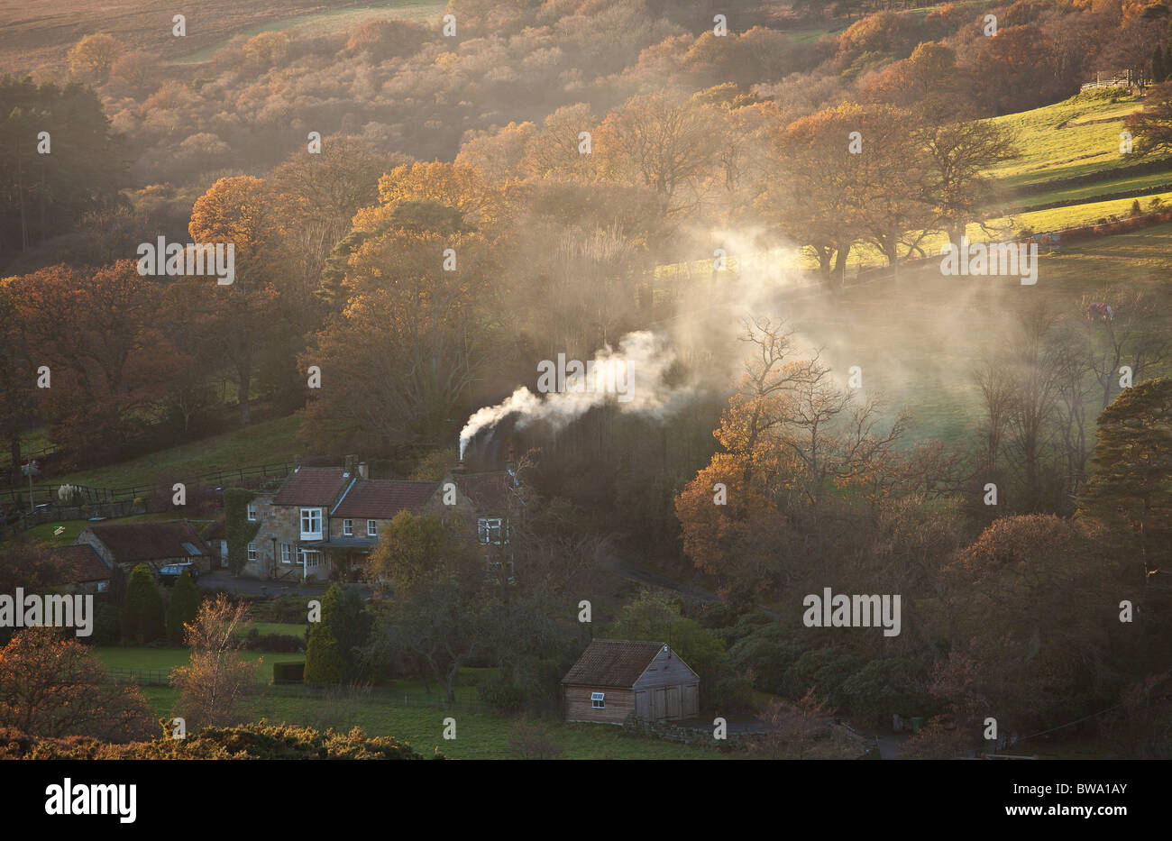Smoking Chimney, Dibble Bridge, Commondale, North York Moors National ...