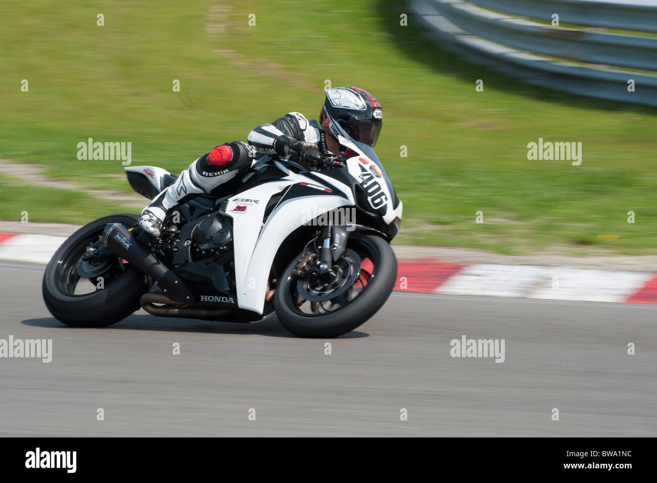 Motorcycle racing on circuit in Zandvoort the Netherlands Stock Photo ...