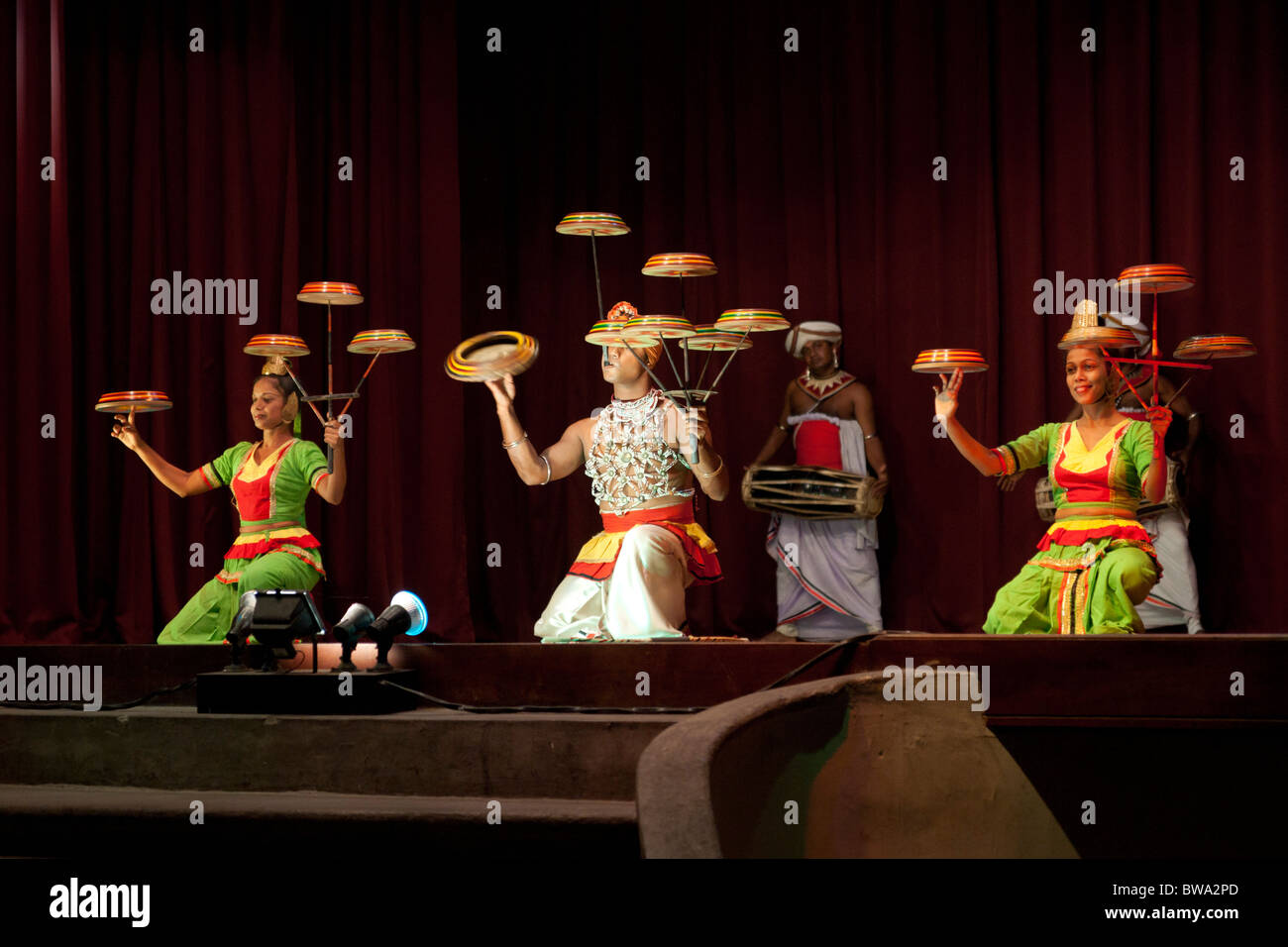 Traditional Kandyan Raban dancer, Kandy, Sri Lanka Stock Photo - Alamy