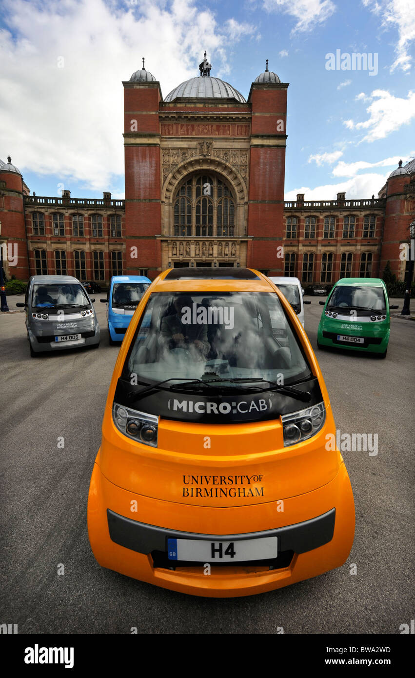 The fleet of hydrogen fuel cell 'Micro Cab' vehicles at the University ...