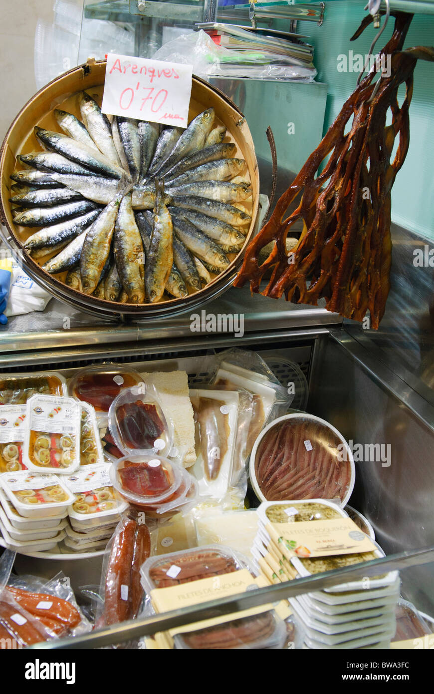 dried specialties like Herring, "Mojama"-dried salted tuna, "Bacalao ...