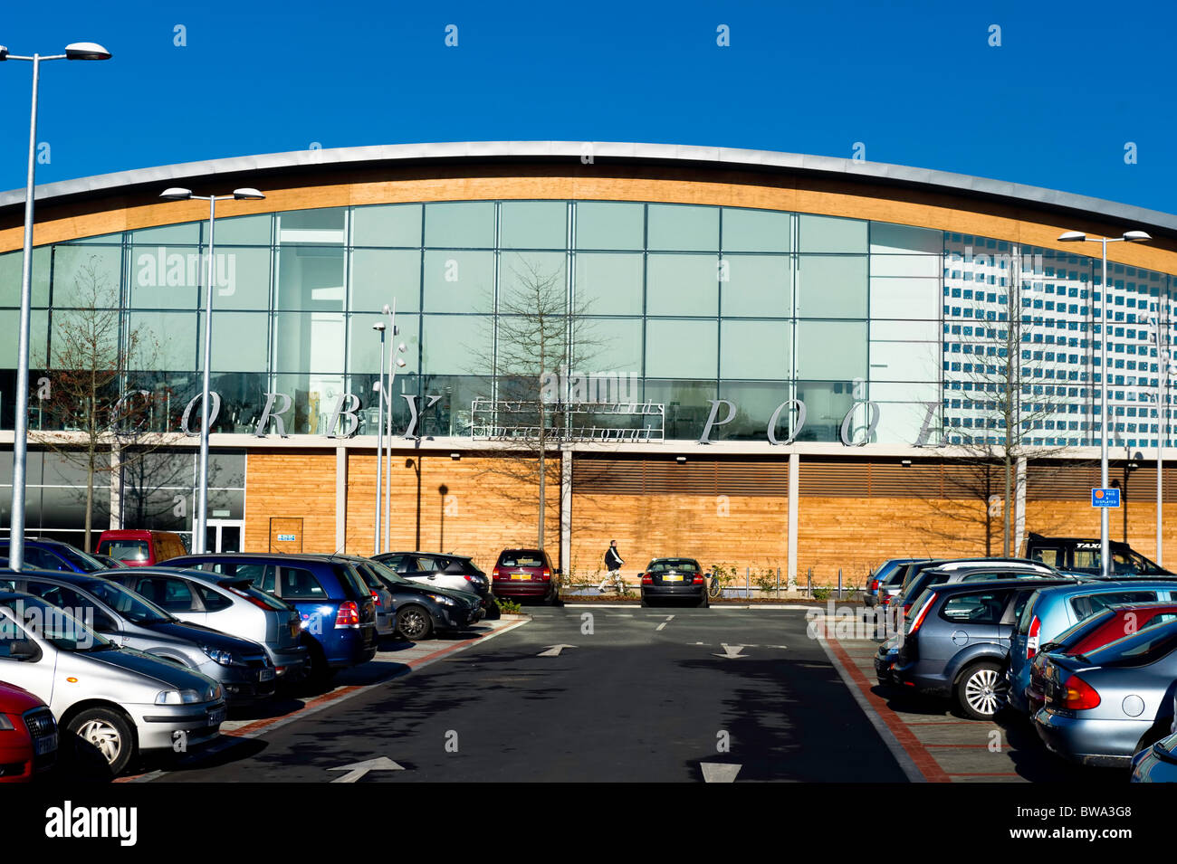 Corby swimming pool Stock Photo - Alamy