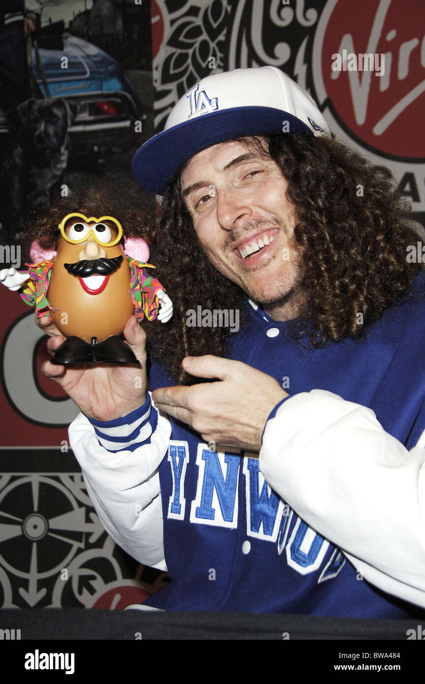 Weird Al Yankovic 'Straight Outta Linwood' CD signing Stock Photo - Alamy