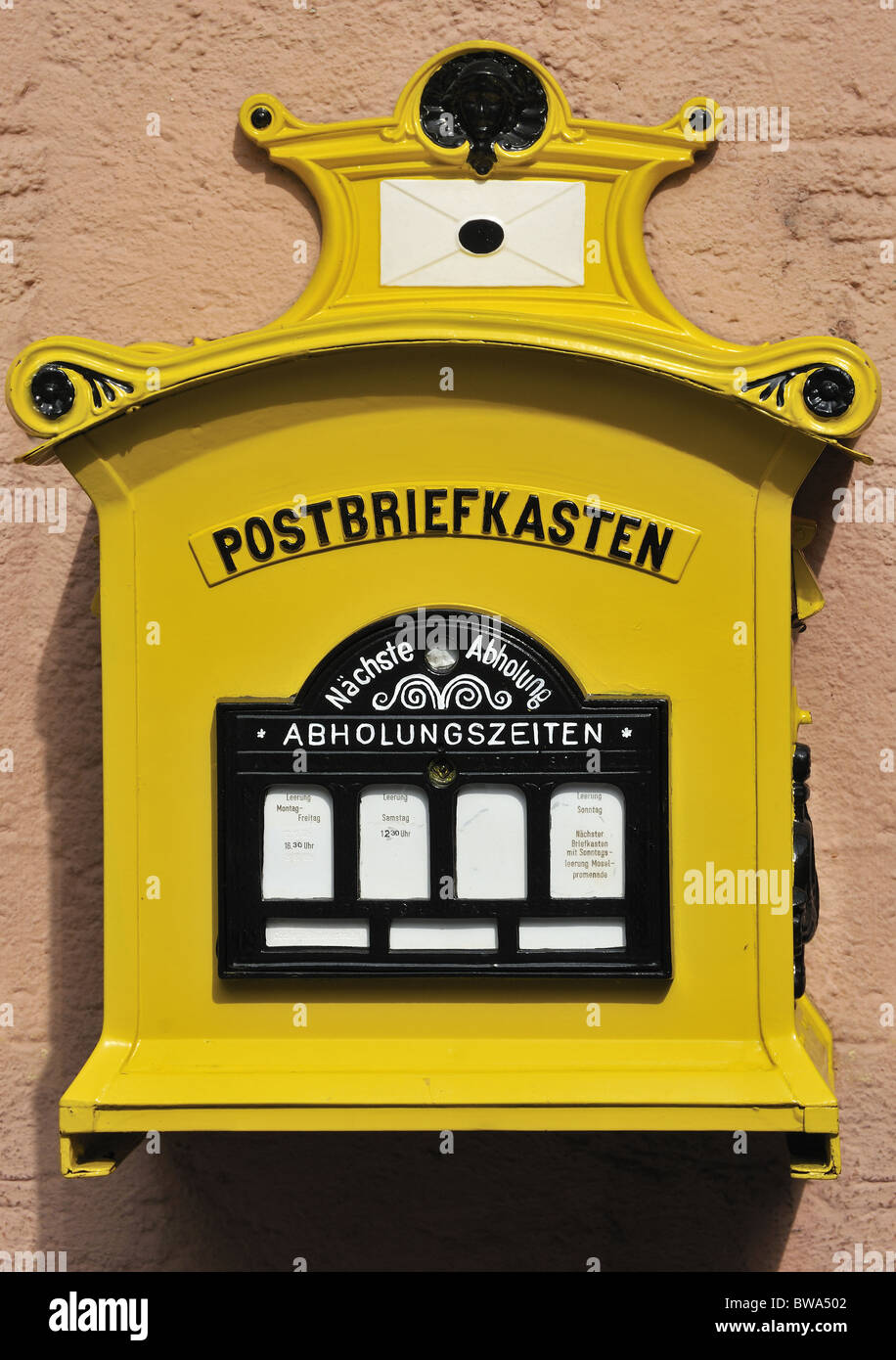 Traditional german postbox hi-res stock photography and images - Alamy