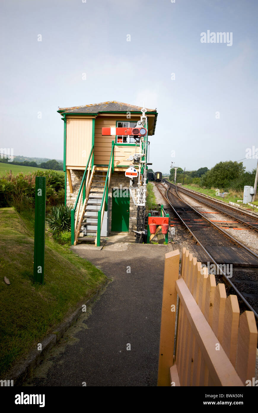 Harman's Cross Station Dorset UK Swanage Railway Stock Photo - Alamy