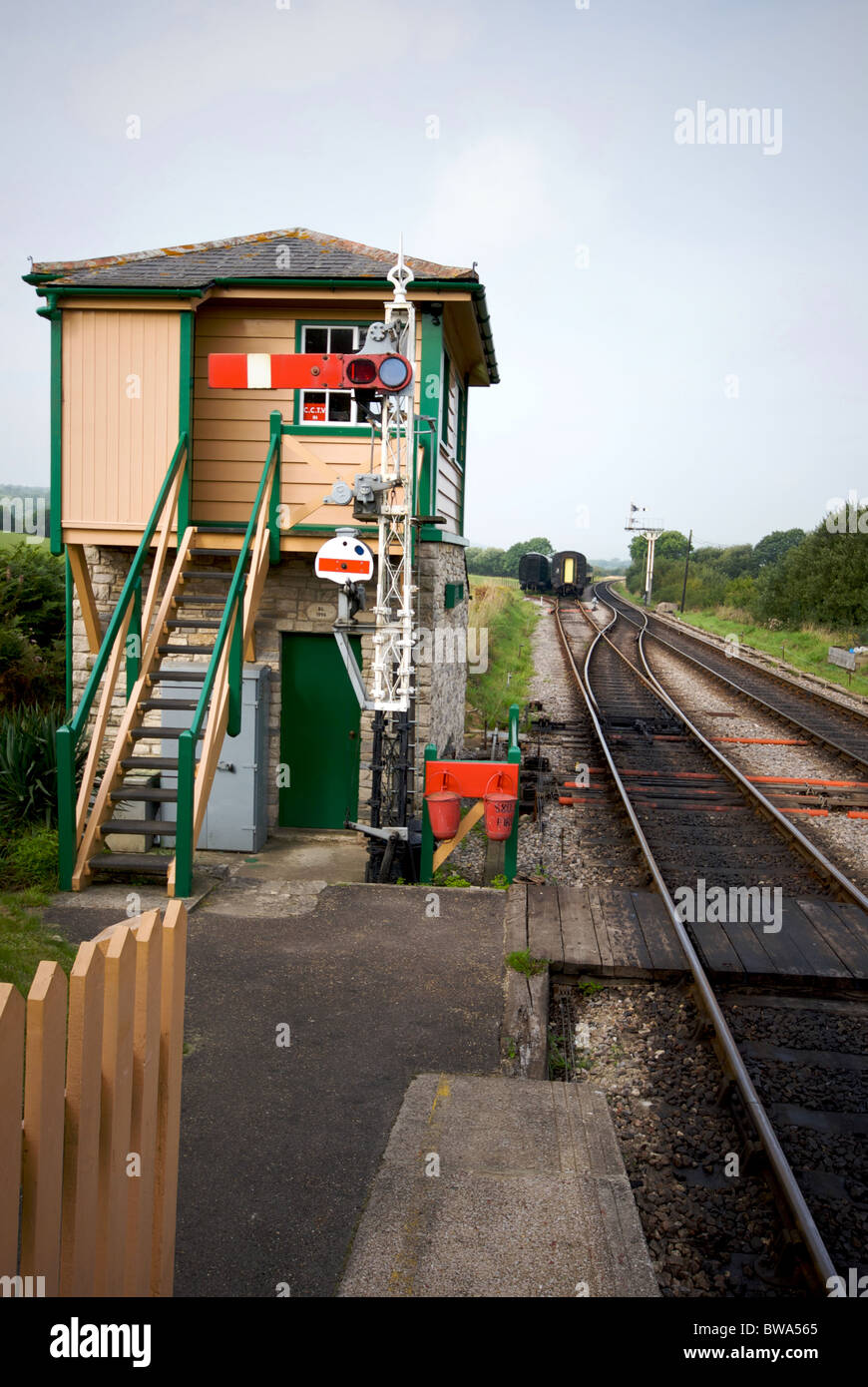 Harman's Cross Station Dorset UK Swanage Railway Stock Photo - Alamy