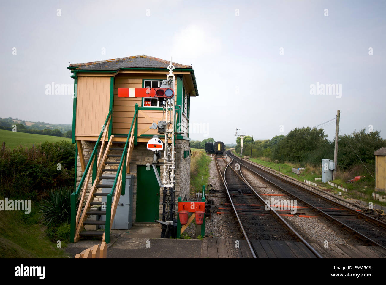 Harman's Cross Station Dorset UK Swanage Railway Stock Photo - Alamy