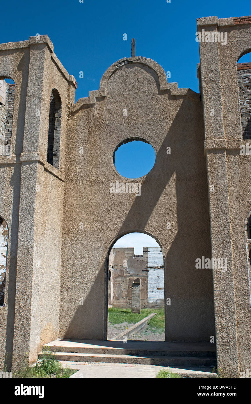 Old church ruins in Antonito Colorado Stock Photo - Alamy