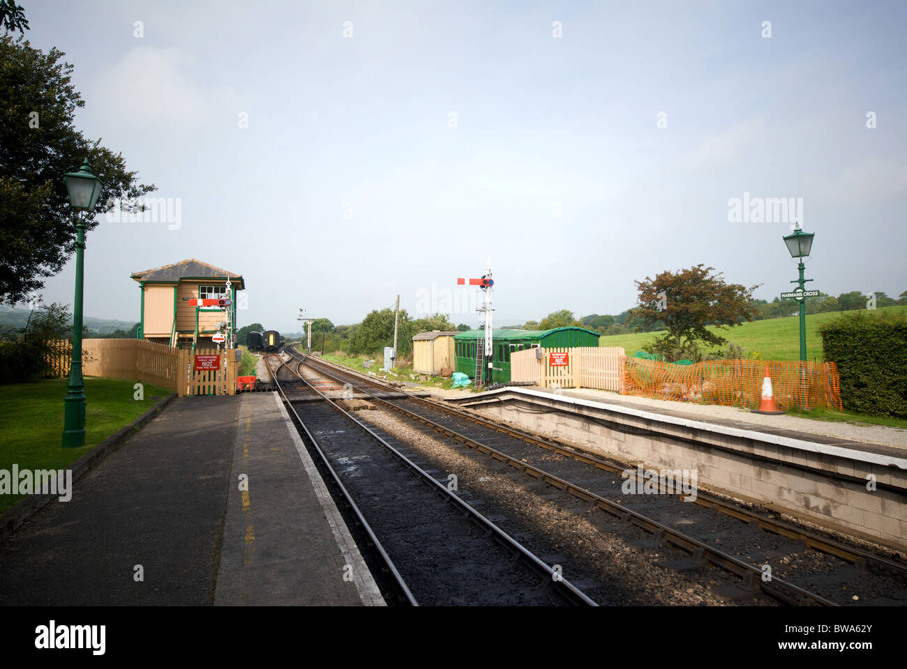 Harman's Cross Station Dorset UK Swanage Railway Stock Photo - Alamy