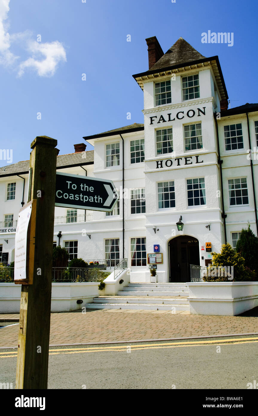 The Falcon Hotel at Bude in North Cornwall, England Stock Photo - Alamy