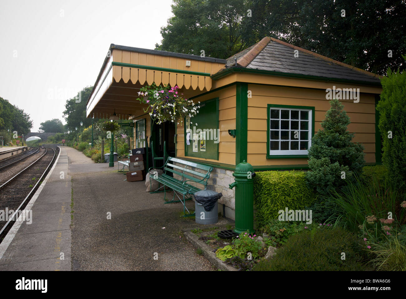 Harman's Cross Station Dorset UK Swanage Railway Stock Photo - Alamy