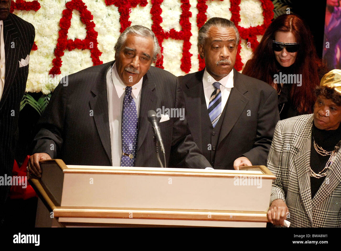 Godfather of Soul James Brown Harlem Memorial Viewing Stock Photo - Alamy