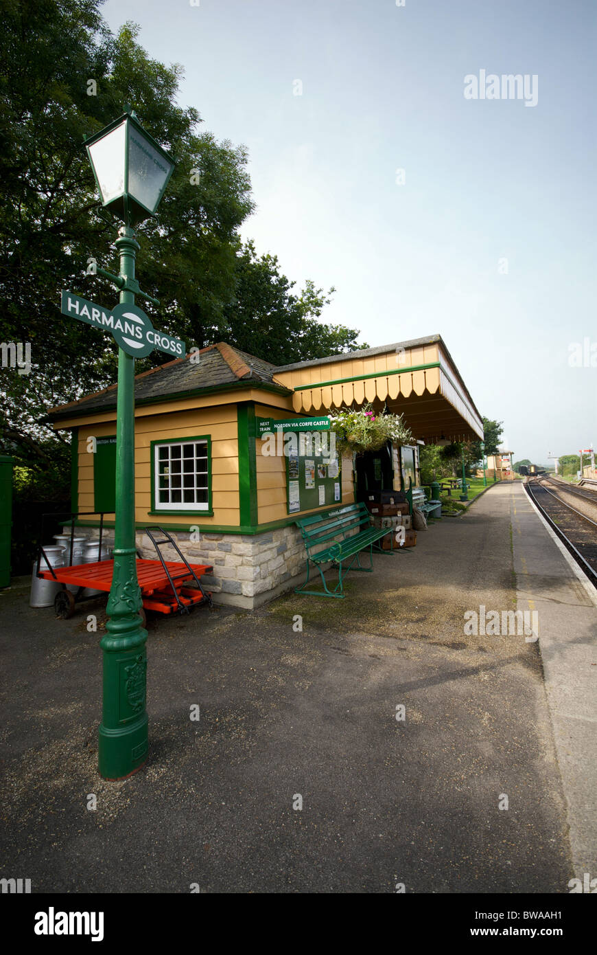 Harman's Cross Station Dorset UK Swanage Railway Stock Photo - Alamy