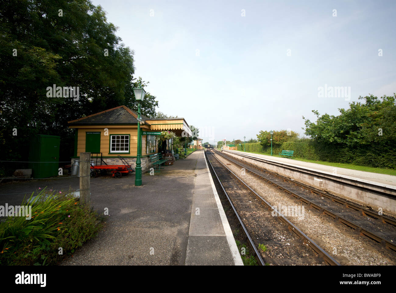 Harman's Cross Station Dorset UK Swanage Railway Stock Photo - Alamy