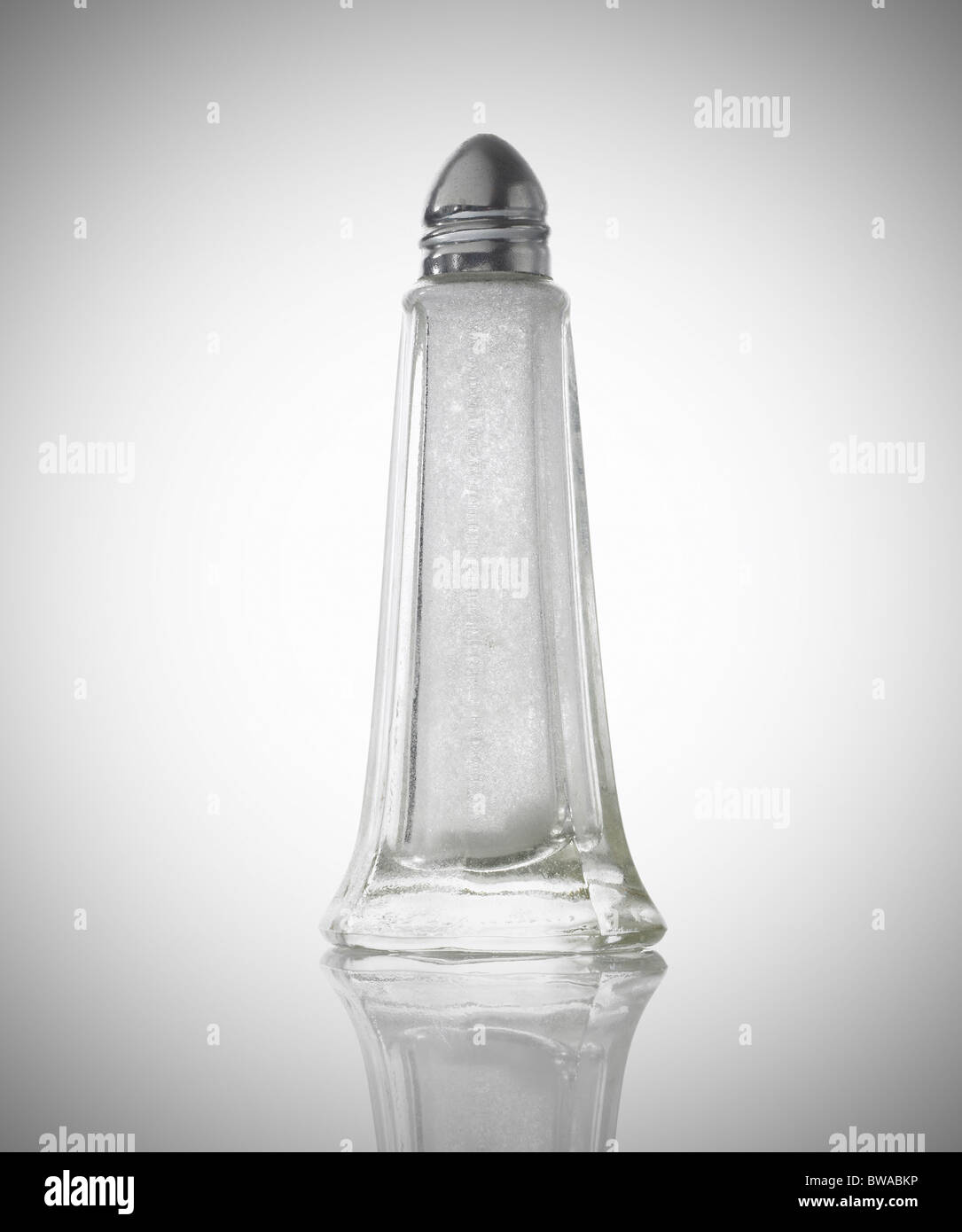 Empty Salt Pot on reflective surface Stock Photo - Alamy