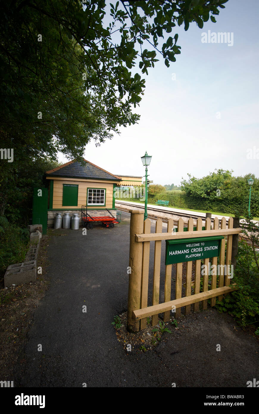 Harman's Cross Station Dorset UK Swanage Railway Stock Photo - Alamy