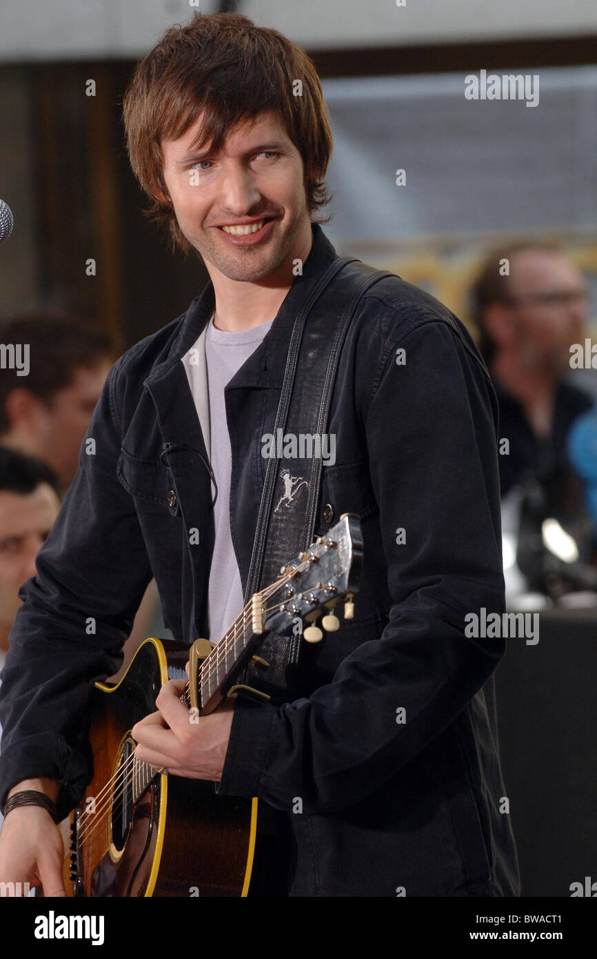 James Blunt Concert on NBC Today Show Stock Photo - Alamy